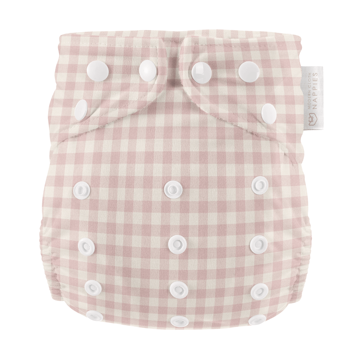 Pearl Pocket One Size All In One Reusable Nappy - Rose Gingham – Modern ...